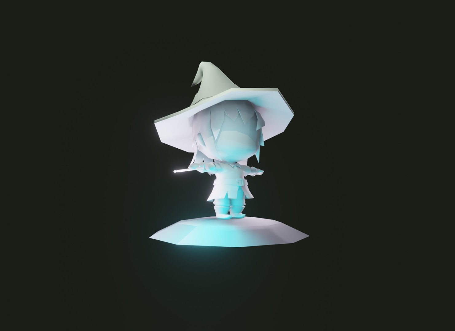3D Mage Chibi Rigged Base Mesh 3D Model Model - TurboSquid 1986189