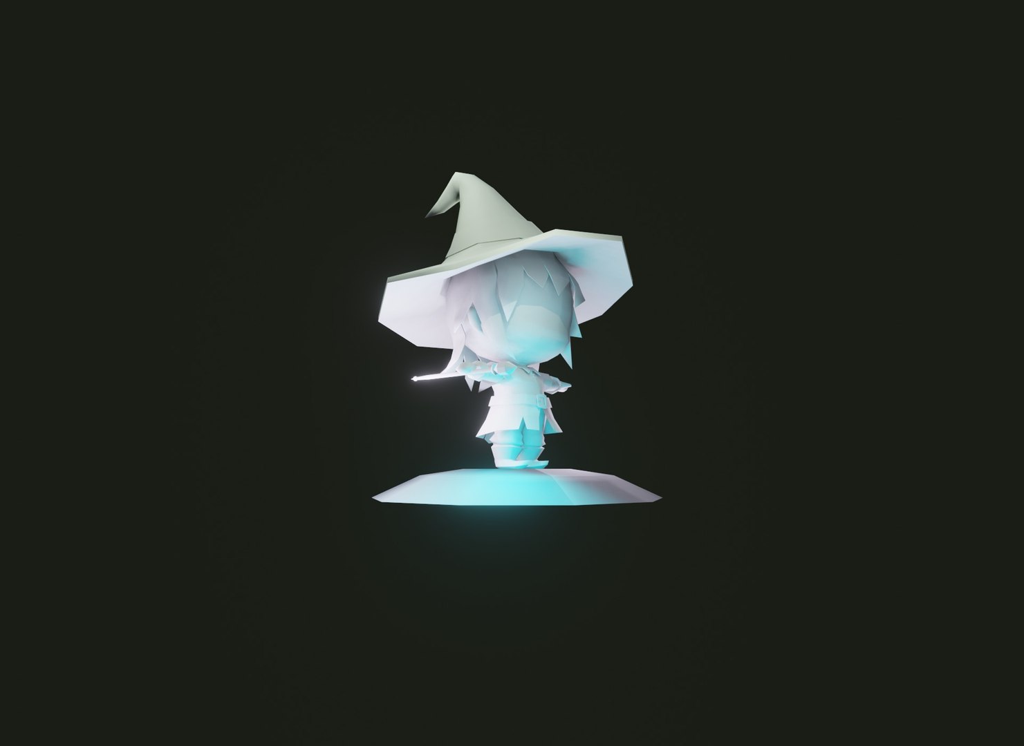 3D Mage Chibi Rigged Base Mesh 3D Model Model - TurboSquid 1986189