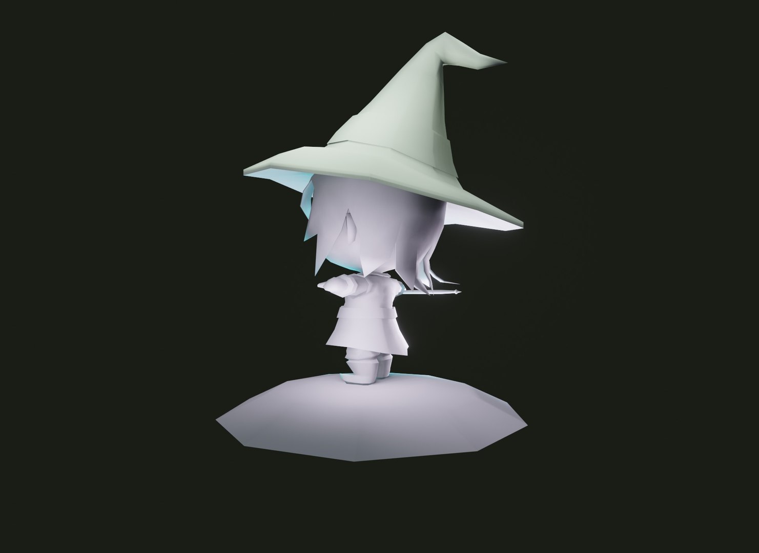3D Mage Chibi Rigged Base Mesh 3D Model Model - TurboSquid 1986189