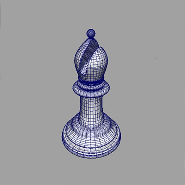 man bishop 3d obj