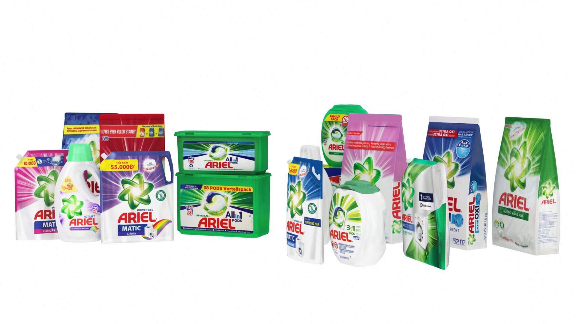 3D Detergent Collection 48 In 1 Model - TurboSquid 2295038