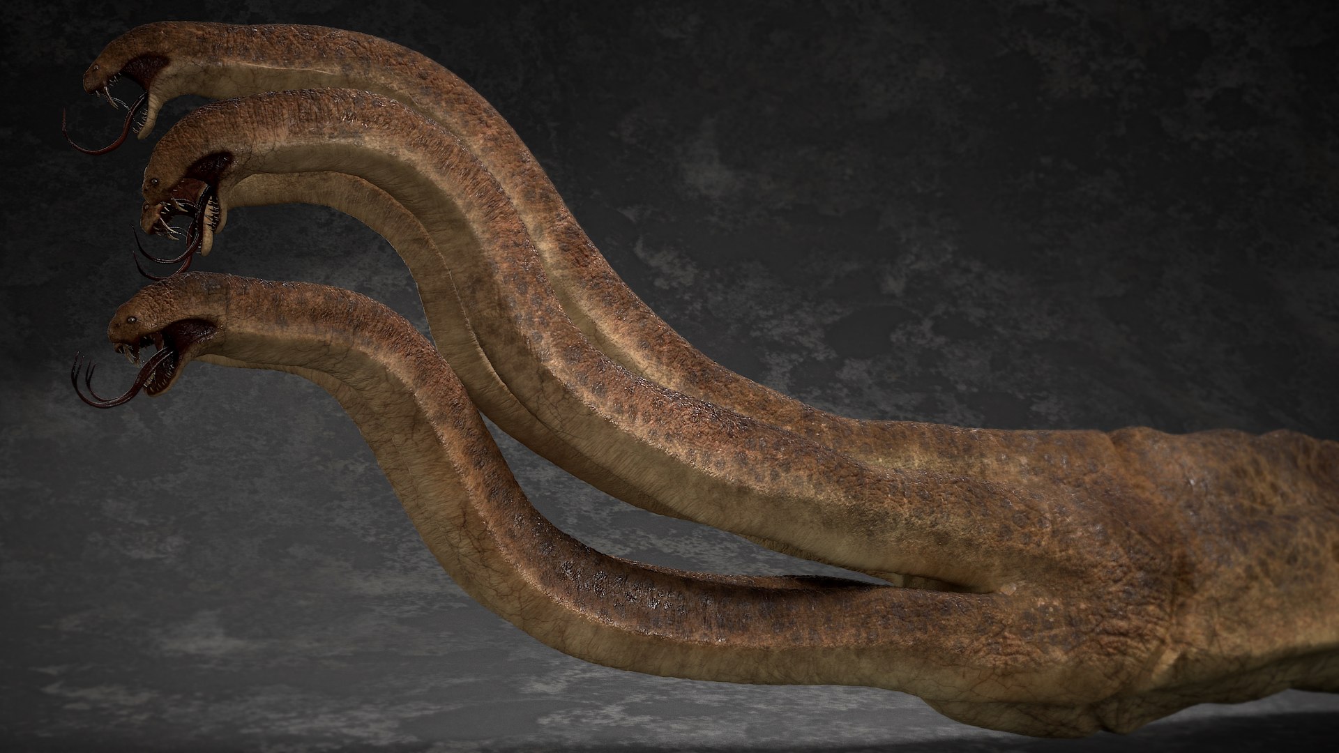 3D Lernaean Hydra Monster - TurboSquid 2174100