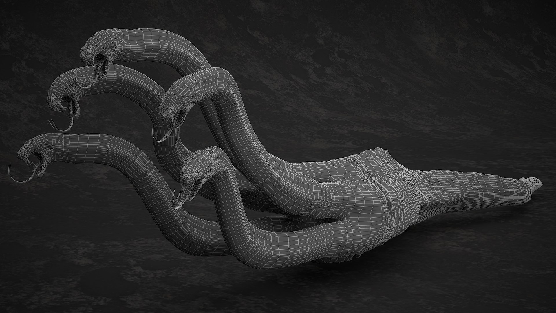 3D Lernaean Hydra Monster - TurboSquid 2174100