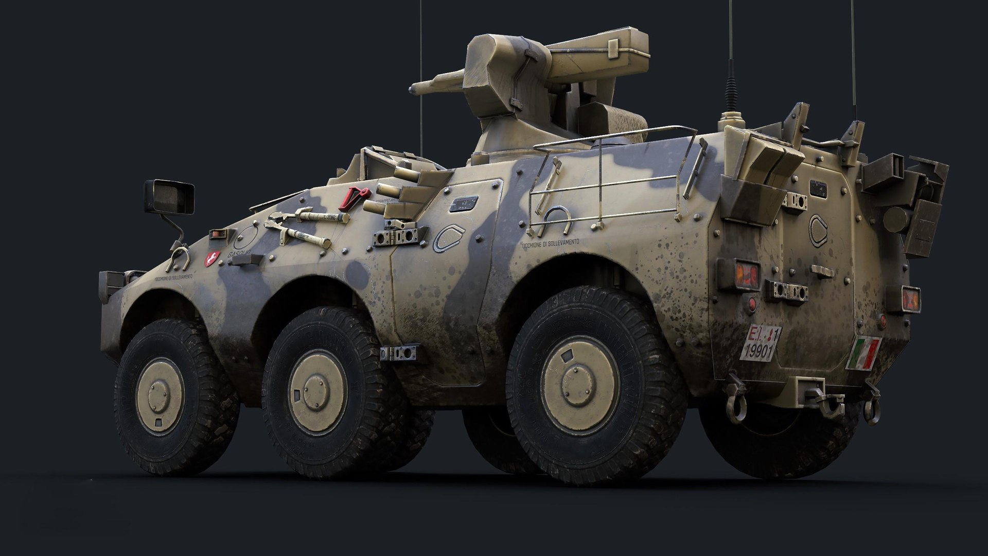 3D Iveco Oto Melara VBL Puma 6x6 Model - TurboSquid 2198948