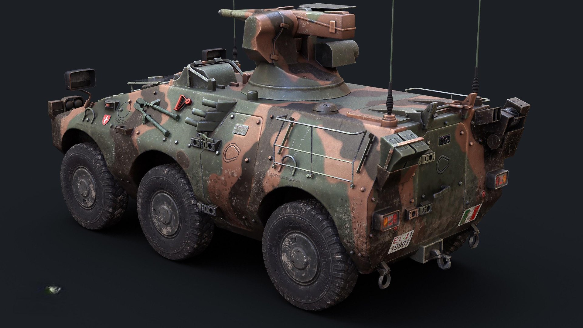 3D Iveco Oto Melara VBL Puma 6x6 Model - TurboSquid 2198948