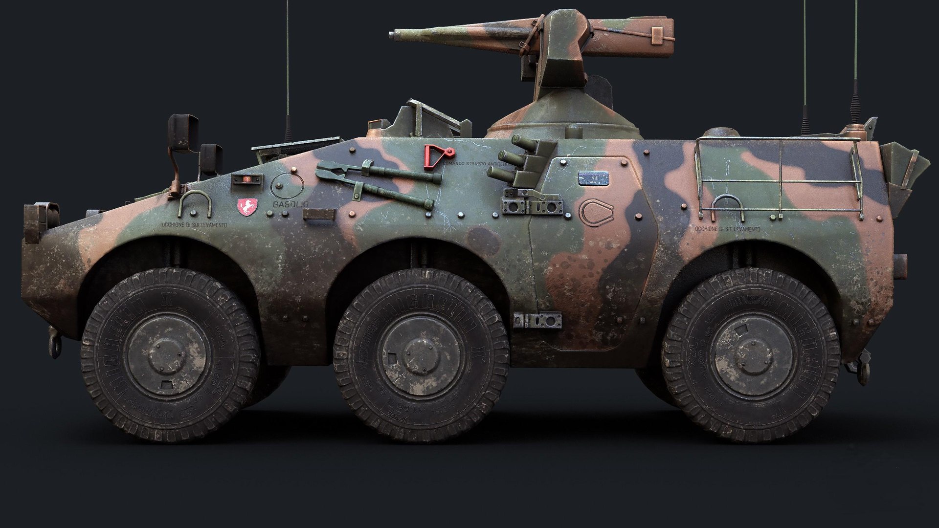 3D Iveco Oto Melara VBL Puma 6x6 Model - TurboSquid 2198948