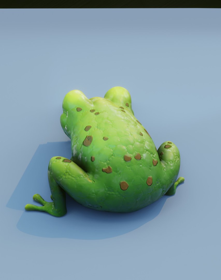 Cartoon Frog Rigged 3D Models 3D model - TurboSquid 1915492