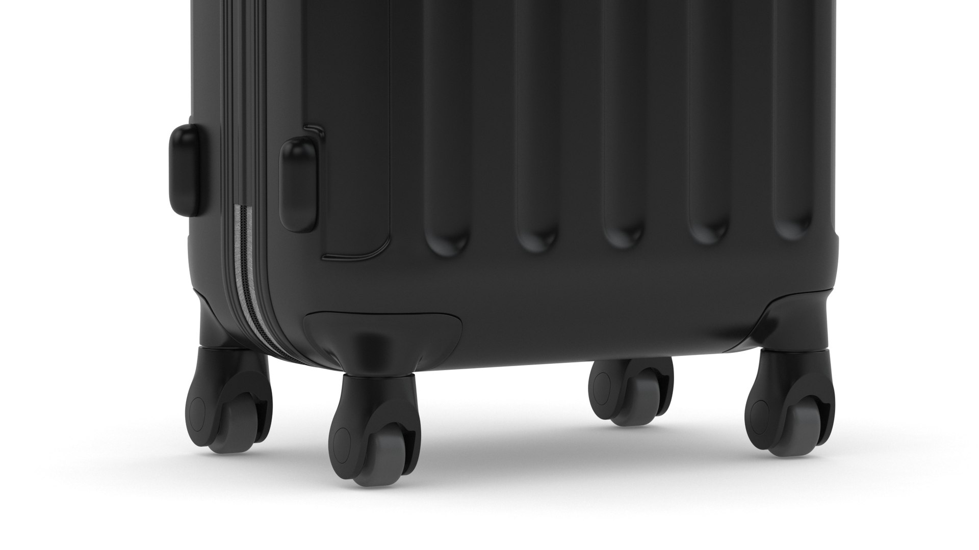 3D Rolling Travel Suitcase Model - TurboSquid 1718014