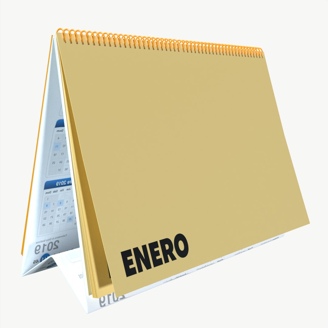 Calendario 3D Model - TurboSquid 2058185