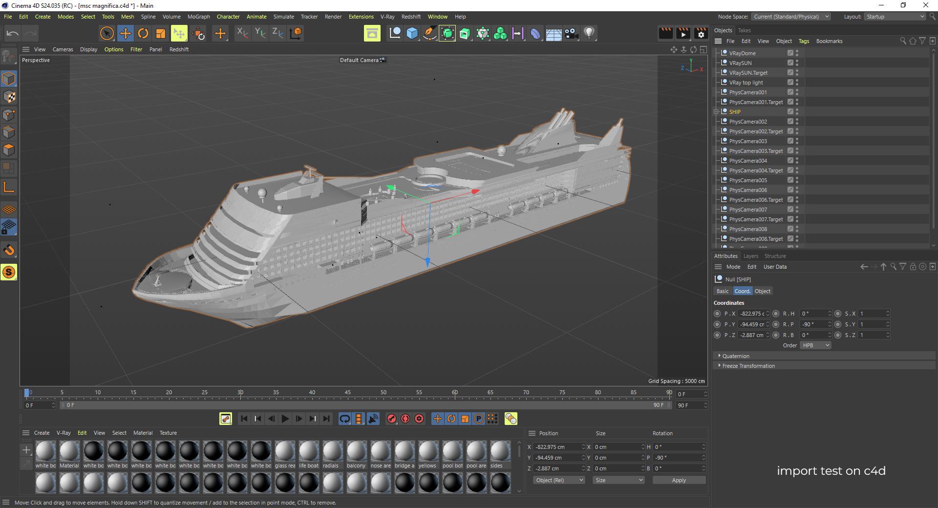 MSC Magnifica Model - TurboSquid 2071415