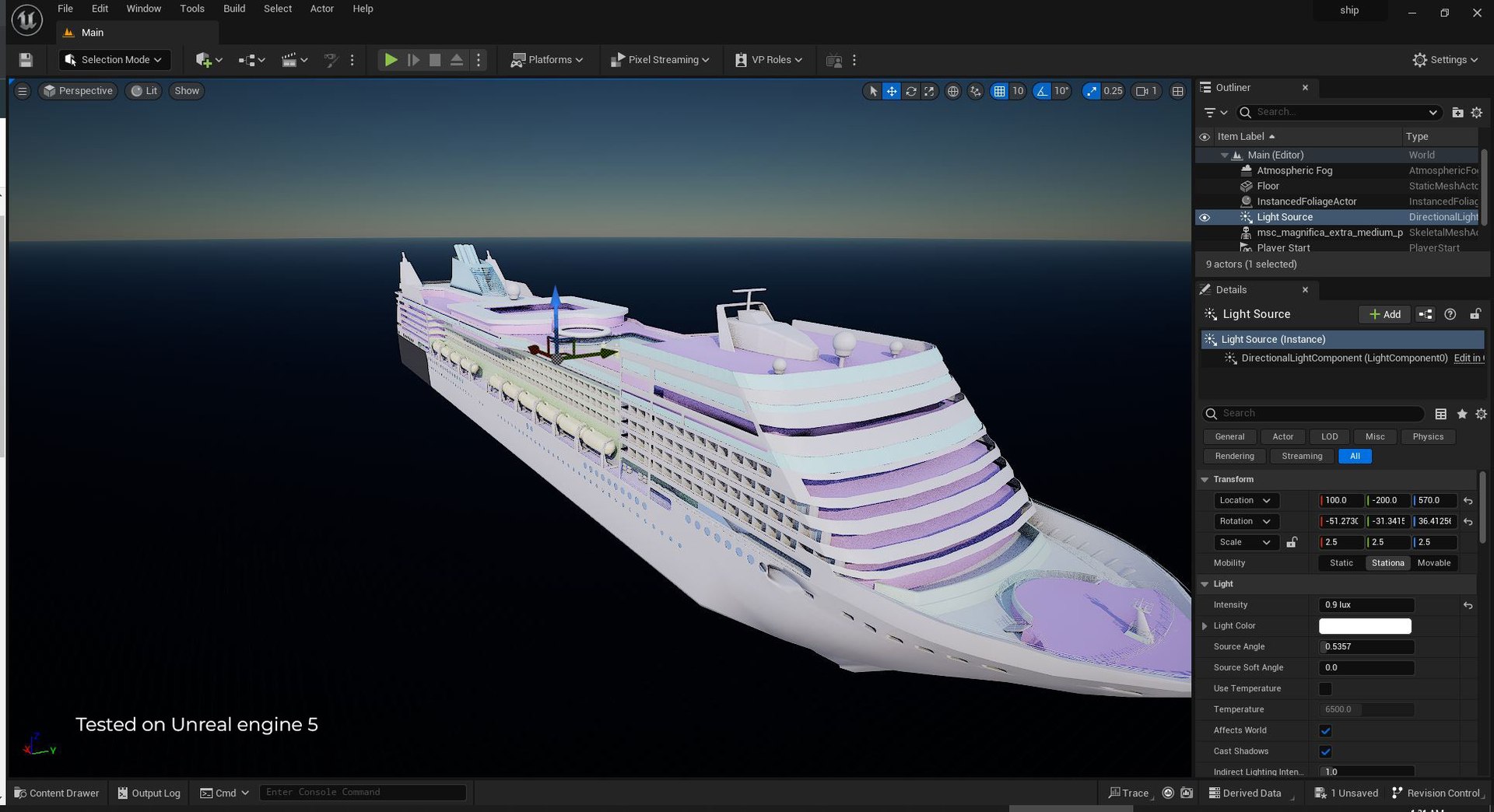 MSC Magnifica Model - TurboSquid 2071415