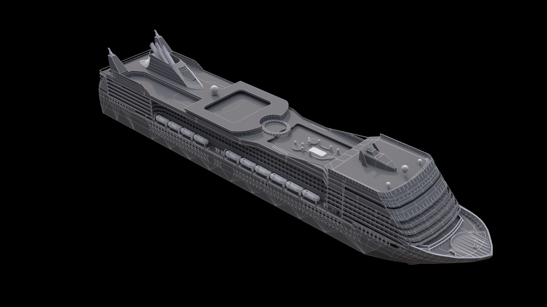 MSC Magnifica Model - TurboSquid 2071415
