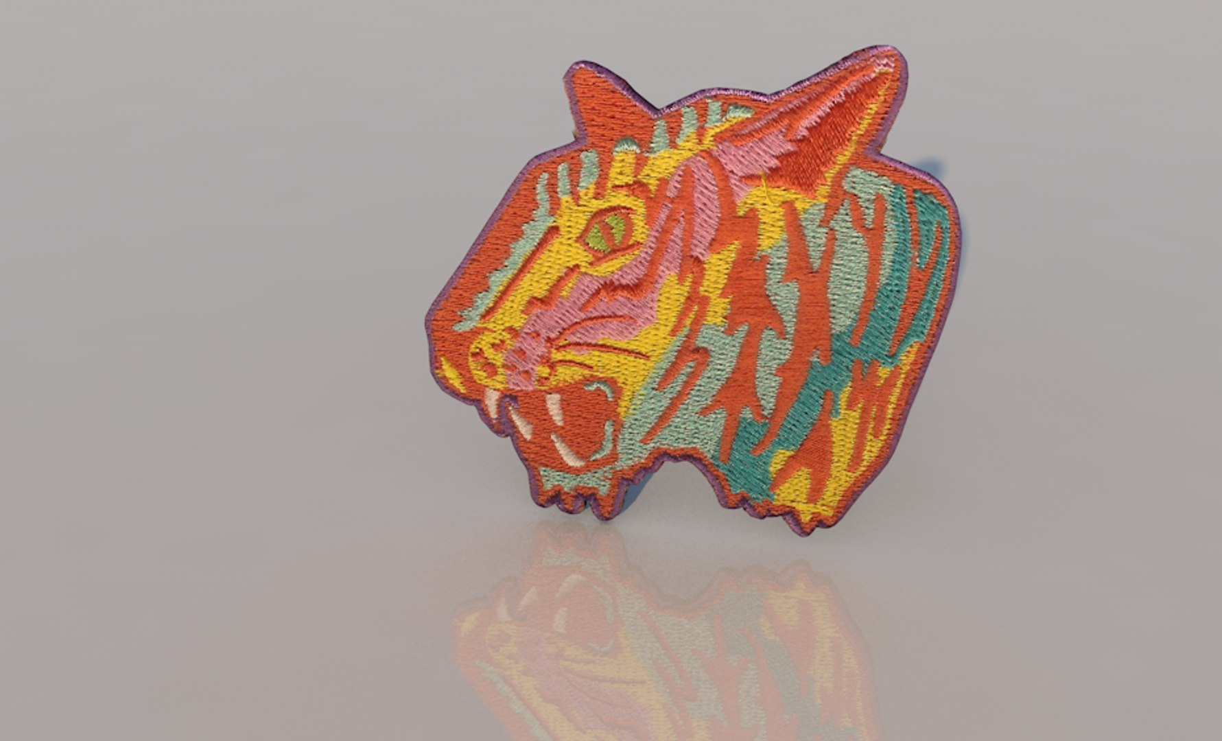 Tiger Patch 3D Model - TurboSquid 1473898