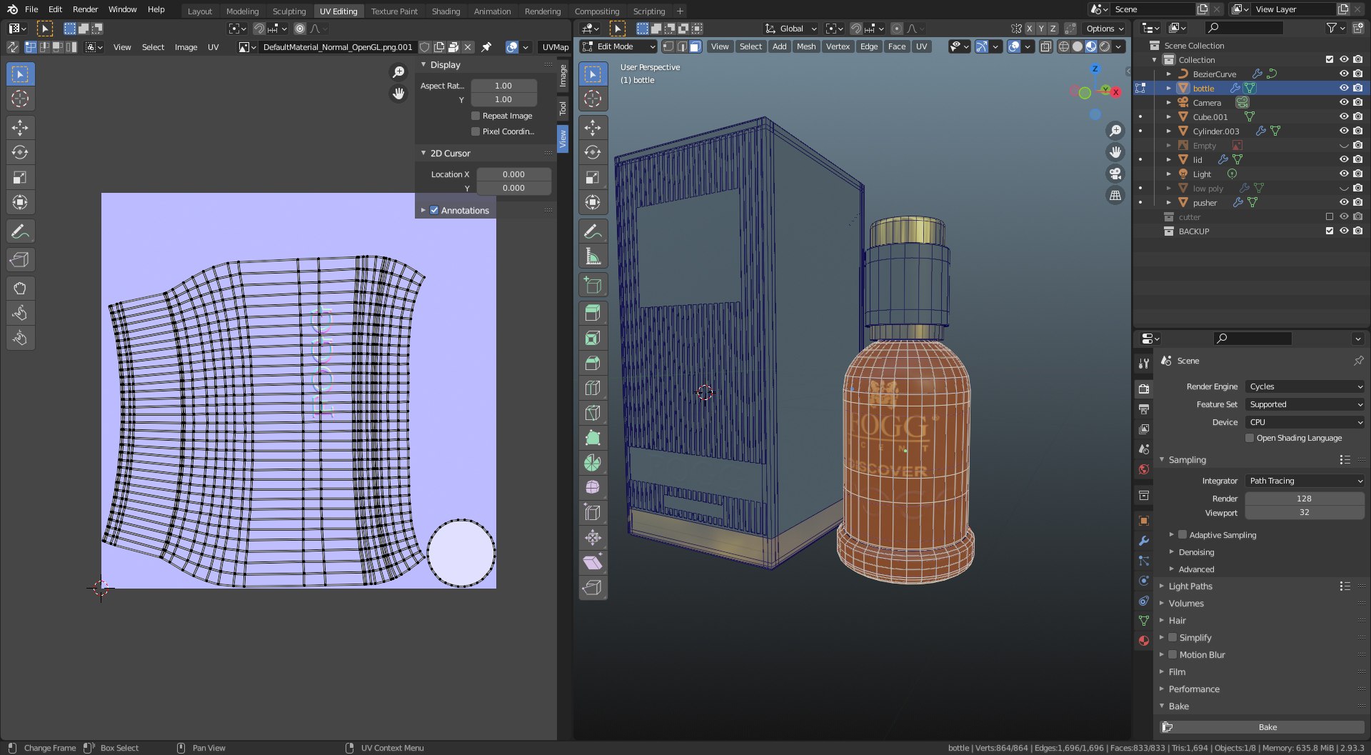 3D Fogg Perfume Model - TurboSquid 1779314