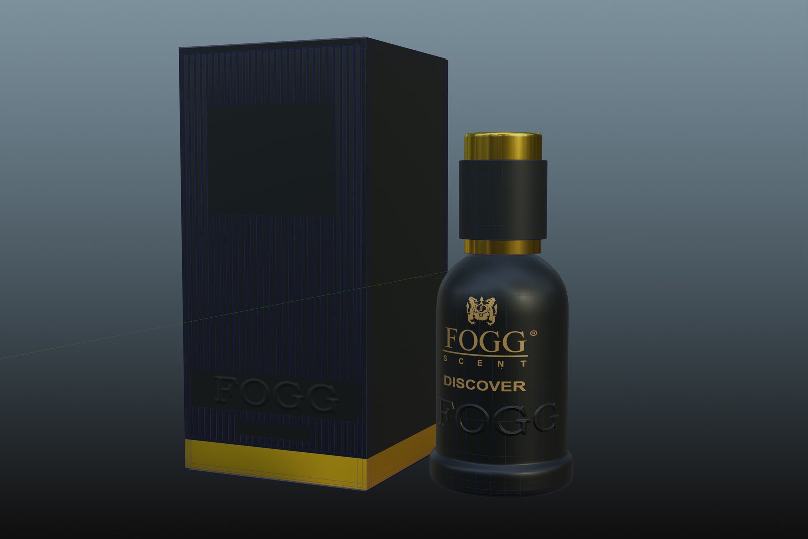3D Fogg Perfume Model - TurboSquid 1779314