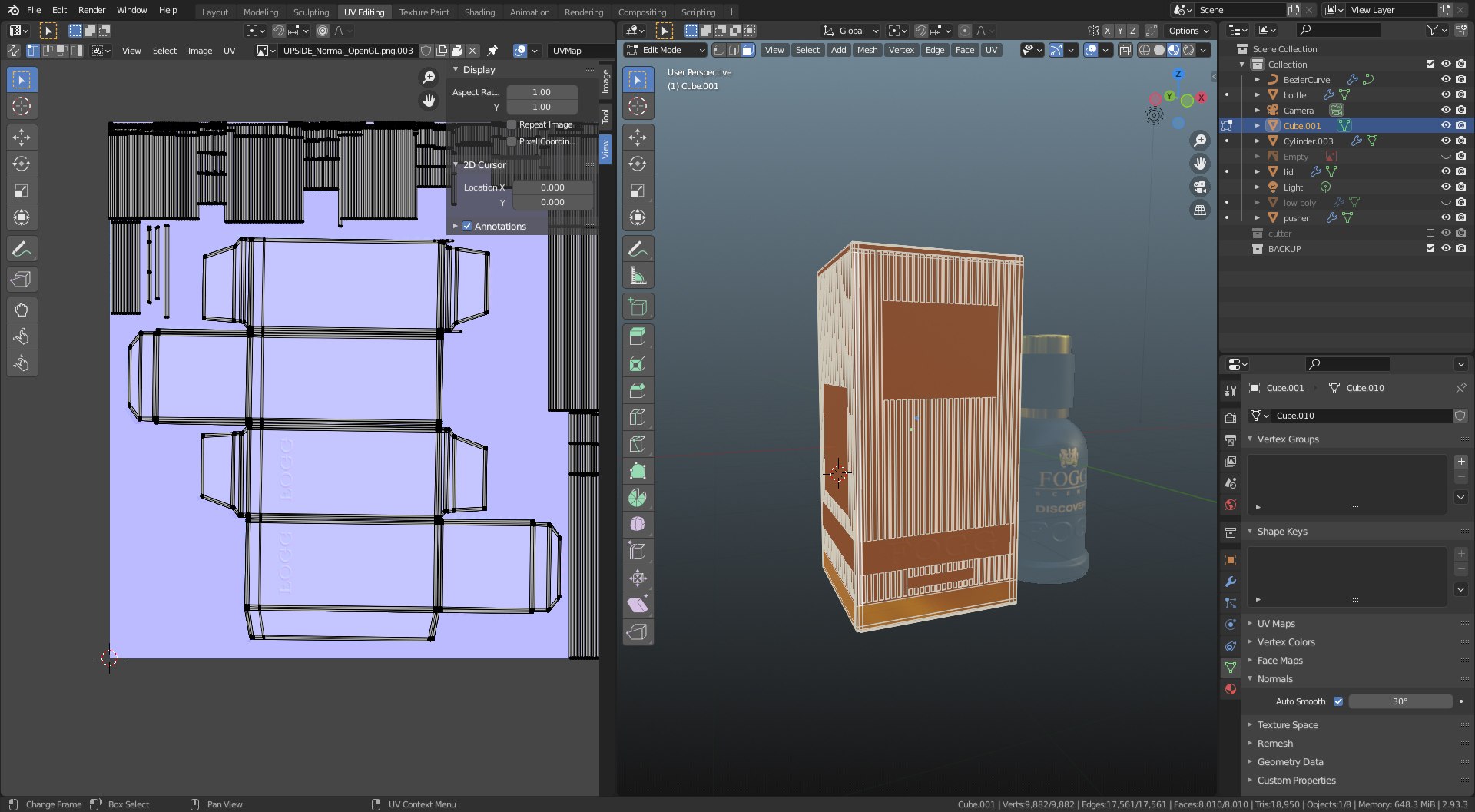 3D Fogg Perfume Model - TurboSquid 1779314