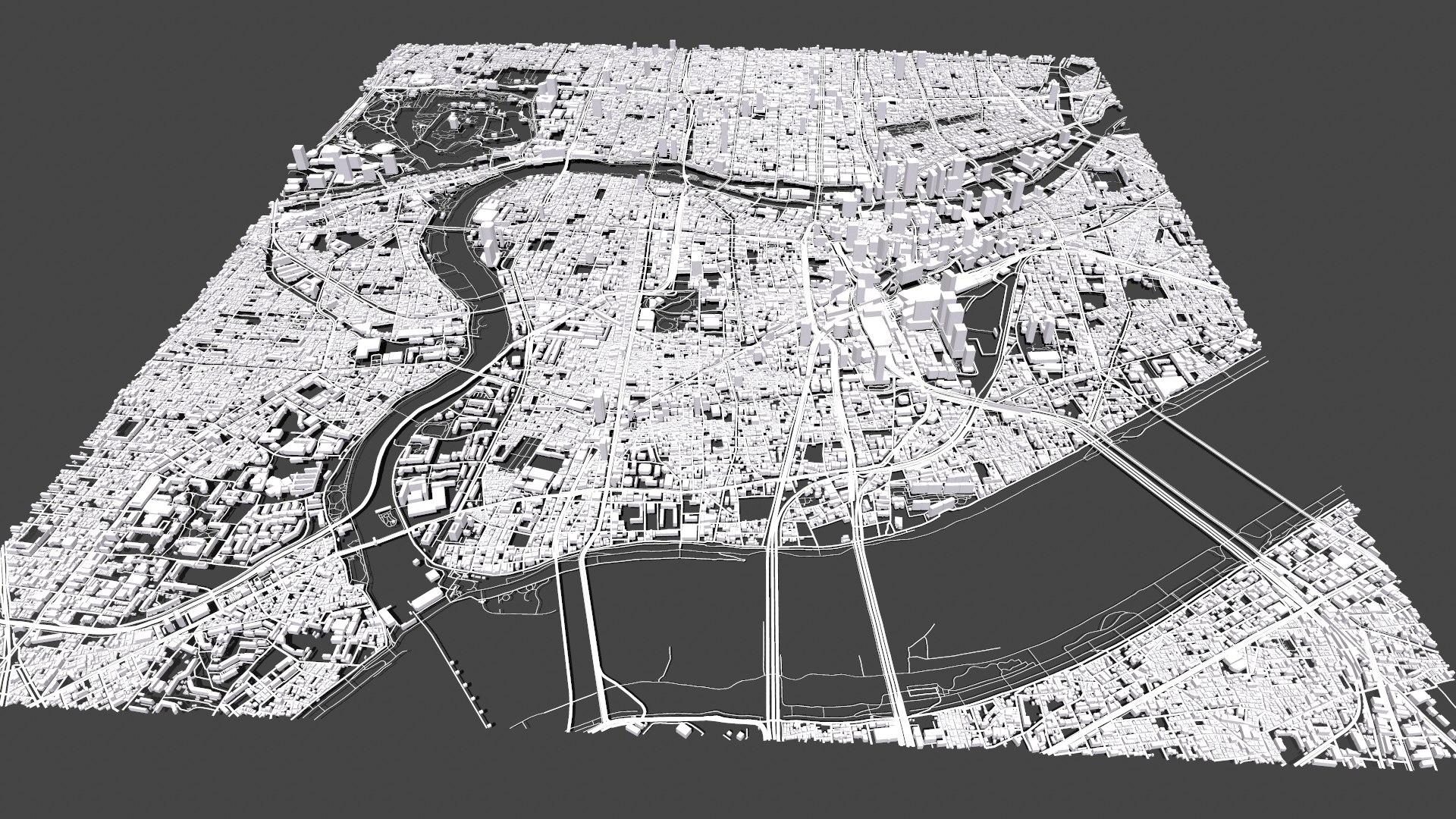 Cityscape Nagoya Japan 3D - TurboSquid 1756825