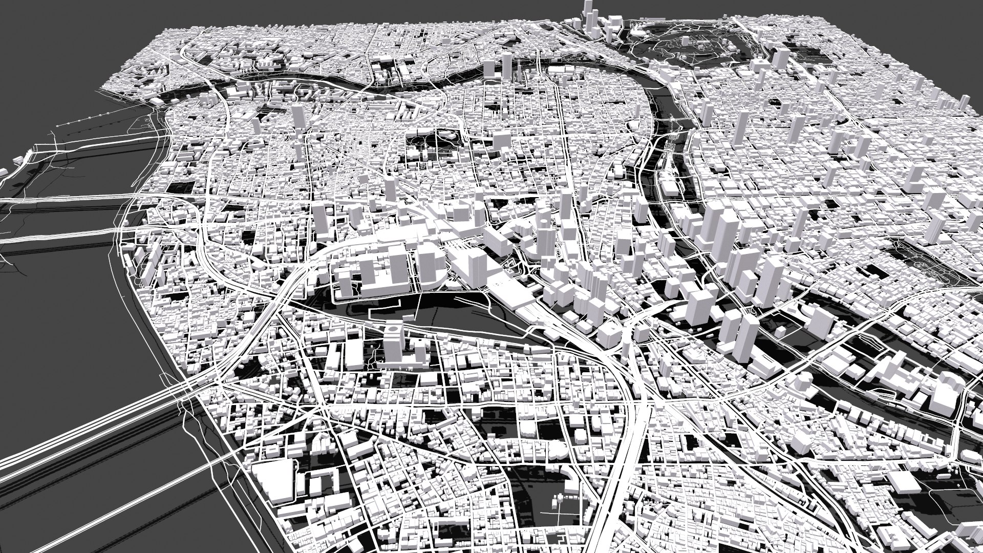 Cityscape Nagoya Japan 3D - TurboSquid 1756825