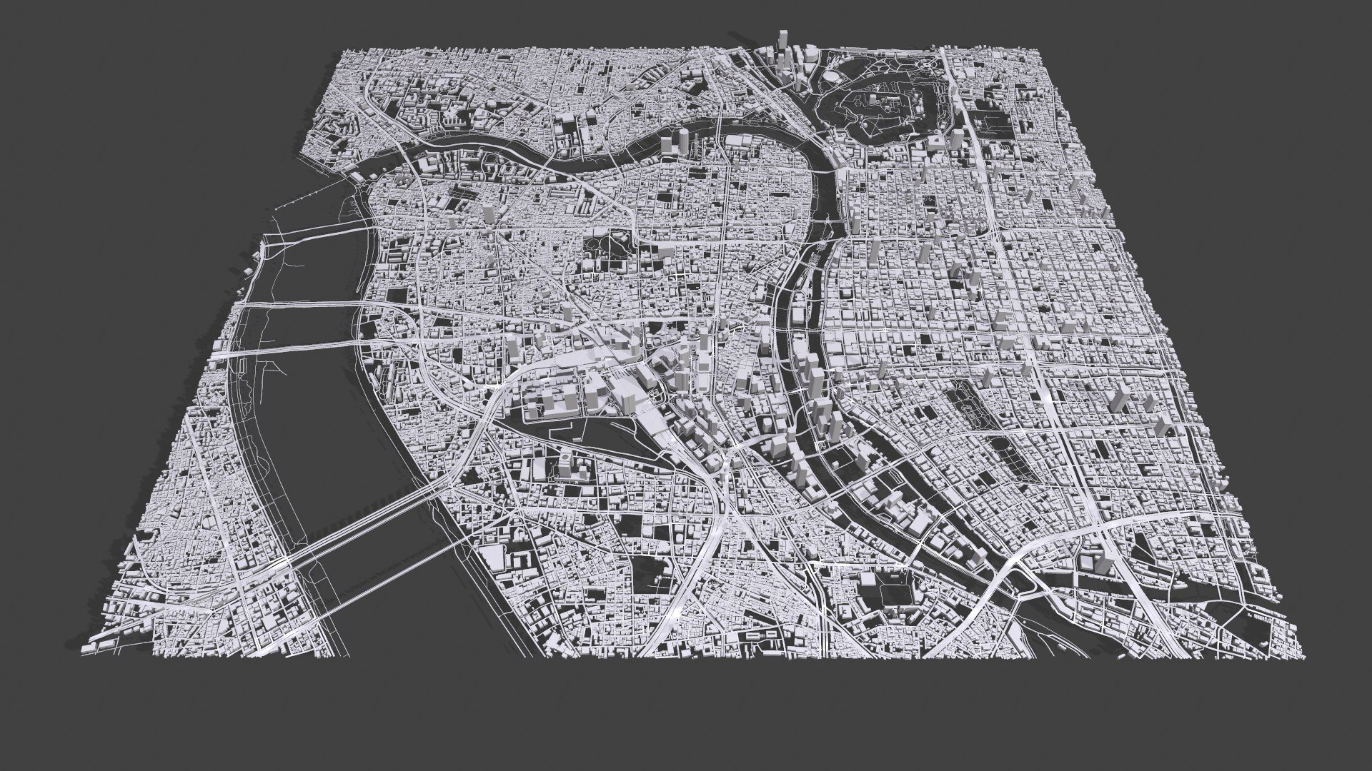Cityscape Nagoya Japan 3D - TurboSquid 1756825