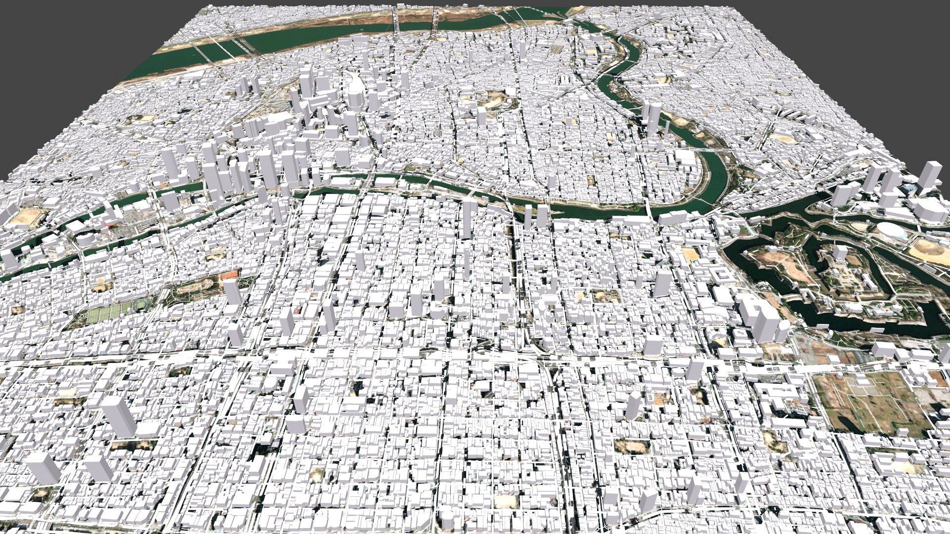 Cityscape Nagoya Japan 3D - TurboSquid 1756825