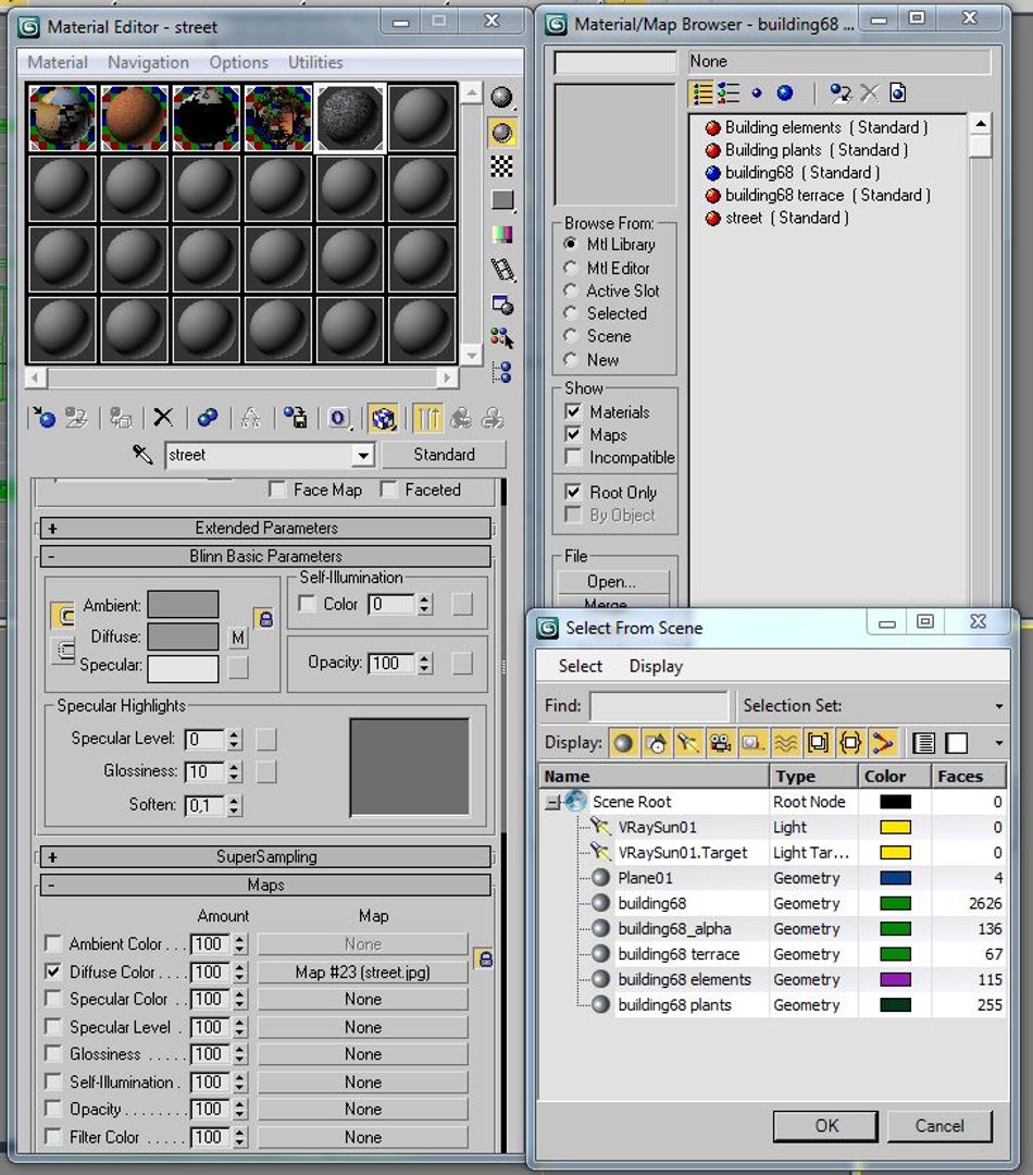 3d building 68 model