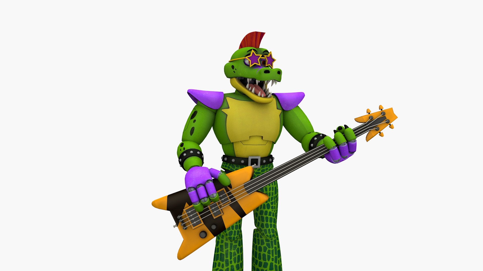 3D Glamrock Monty - TurboSquid 2115928