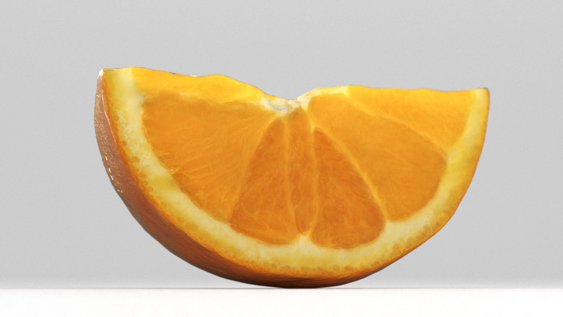 Slice orange 3D model - TurboSquid 1502224