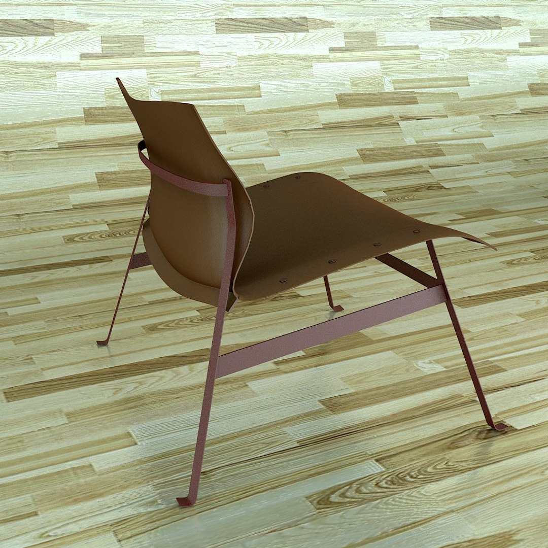 Capdell Panel Chair 3d Model