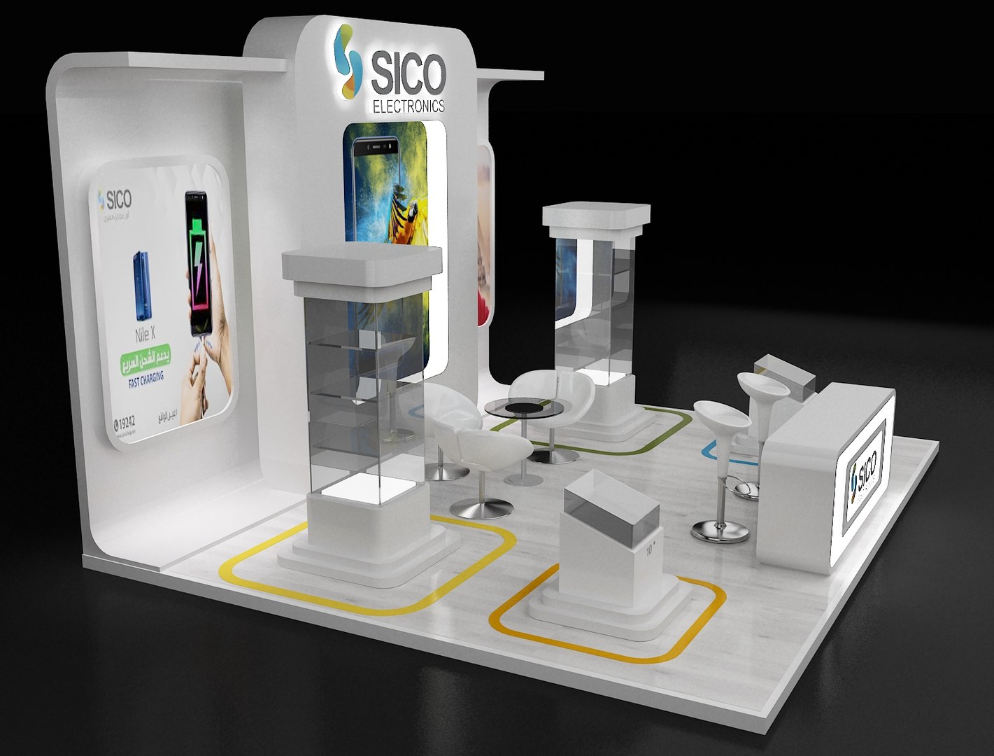 Stand Exhibition Booth Model - TurboSquid 1549097