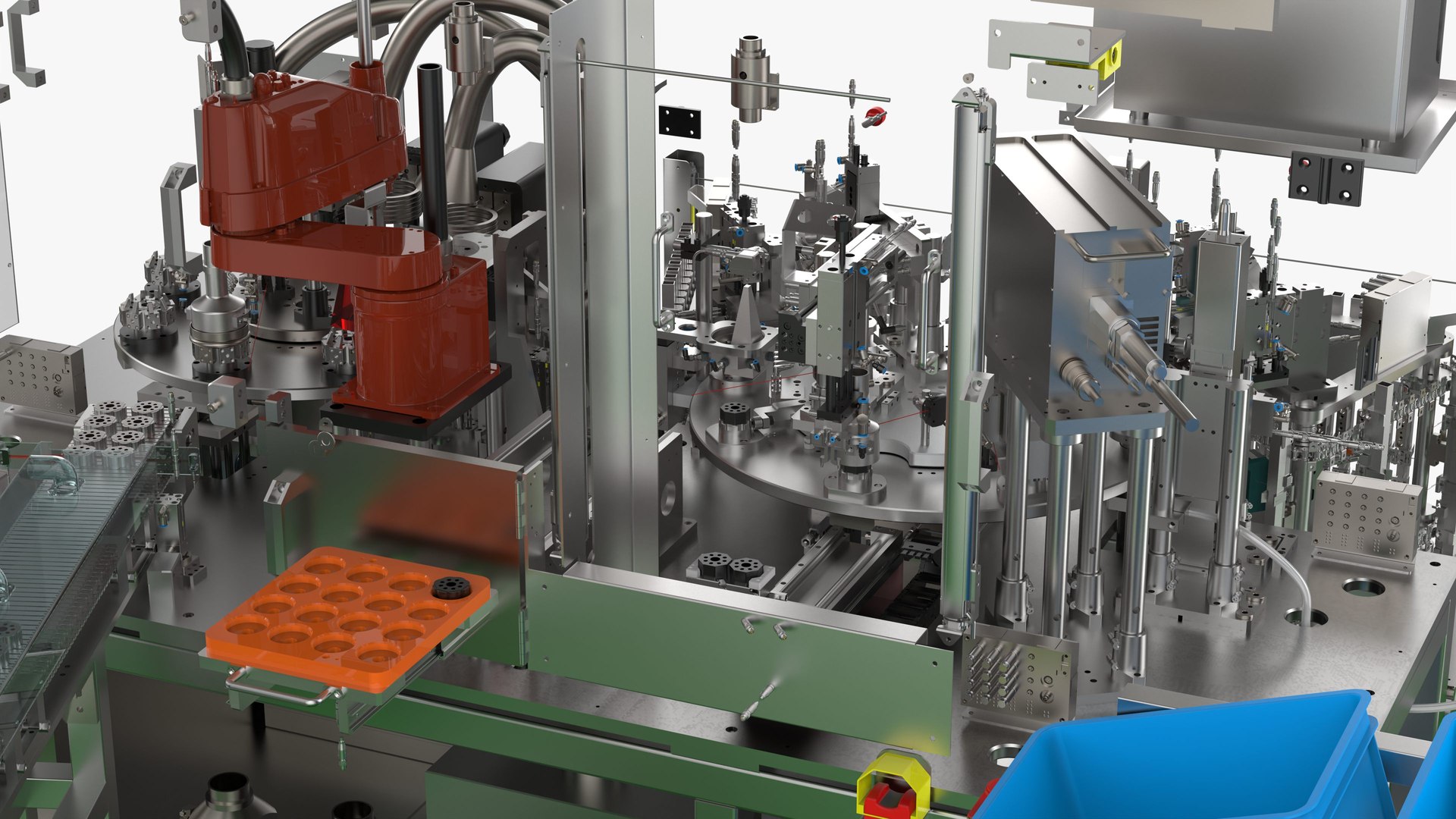 3D Automatic Electric Motor Rotor Assembly Machine - TurboSquid 2378103