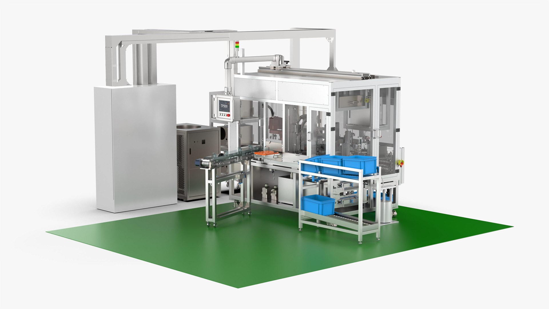 3D Automatic Electric Motor Rotor Assembly Machine - TurboSquid 2378103