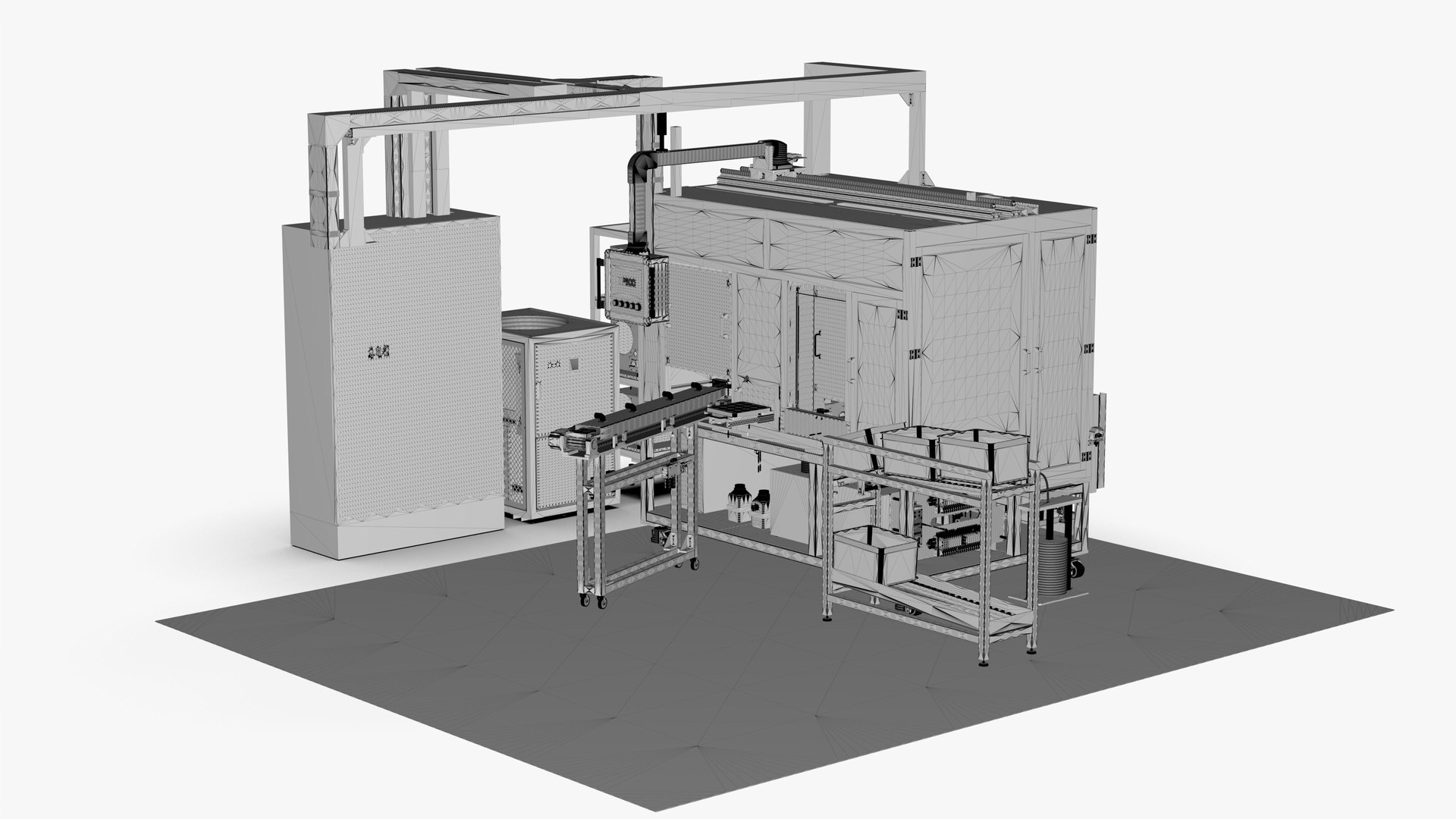 3D Automatic Electric Motor Rotor Assembly Machine - TurboSquid 2378103
