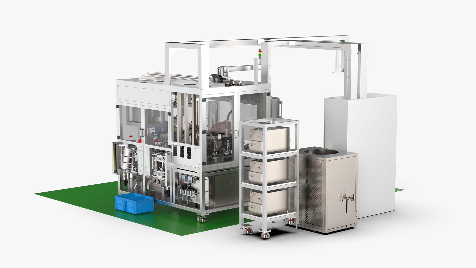 3D Automatic Electric Motor Rotor Assembly Machine - TurboSquid 2378103