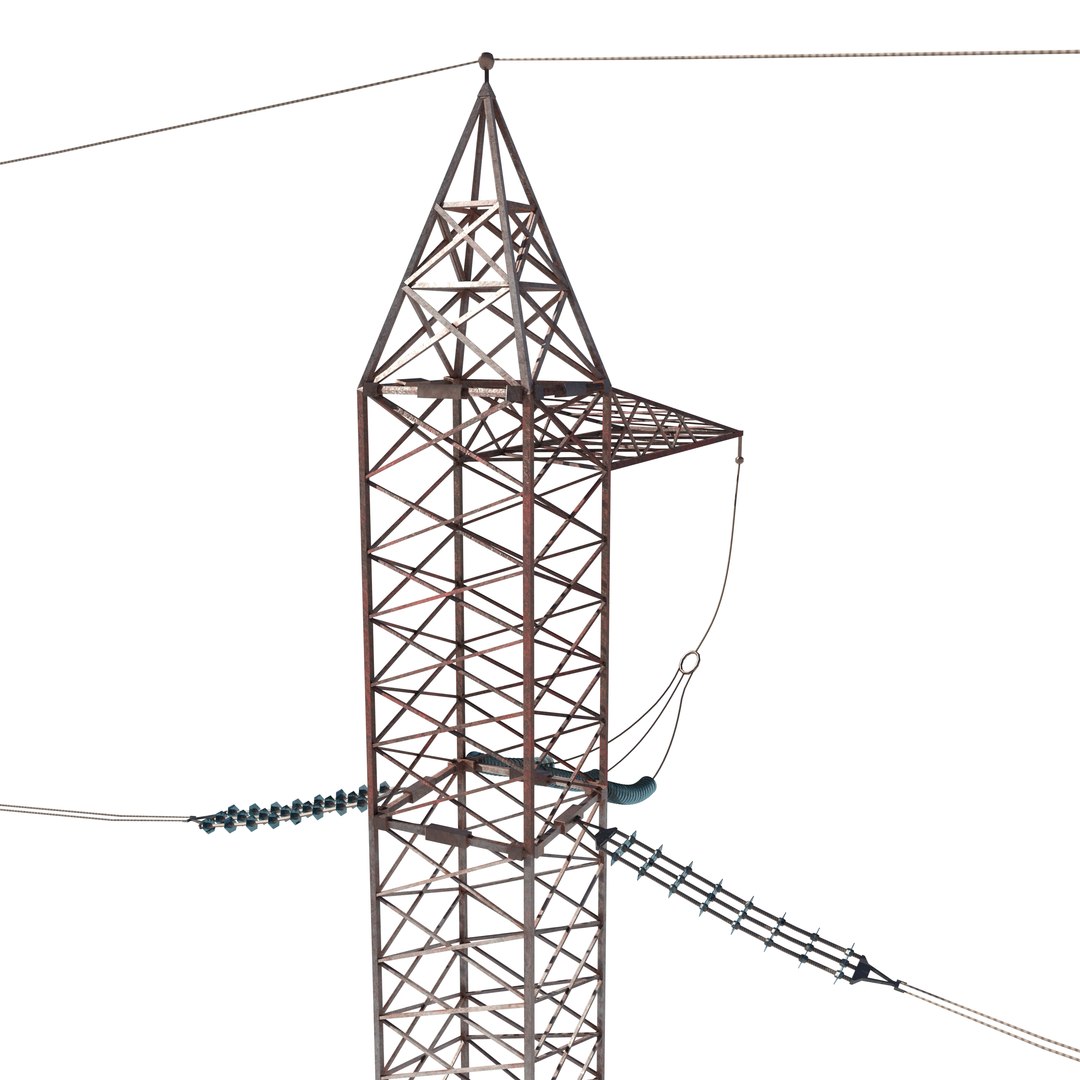 Electricity Poles Model - TurboSquid 1475881