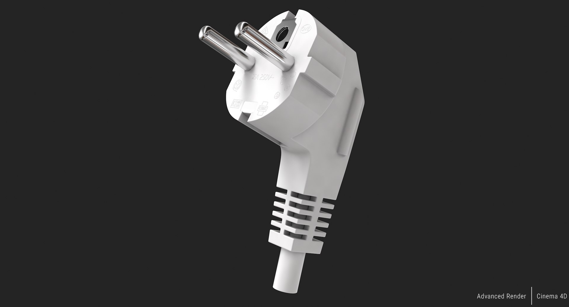 Realistic Power Plug Cee 3D Model - TurboSquid 1304790