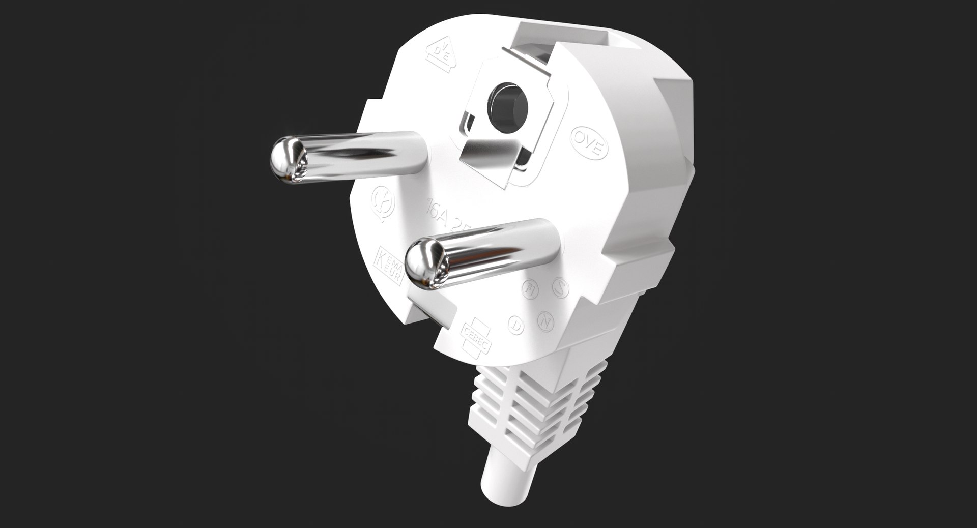 Realistic Power Plug Cee 3D Model - TurboSquid 1304790
