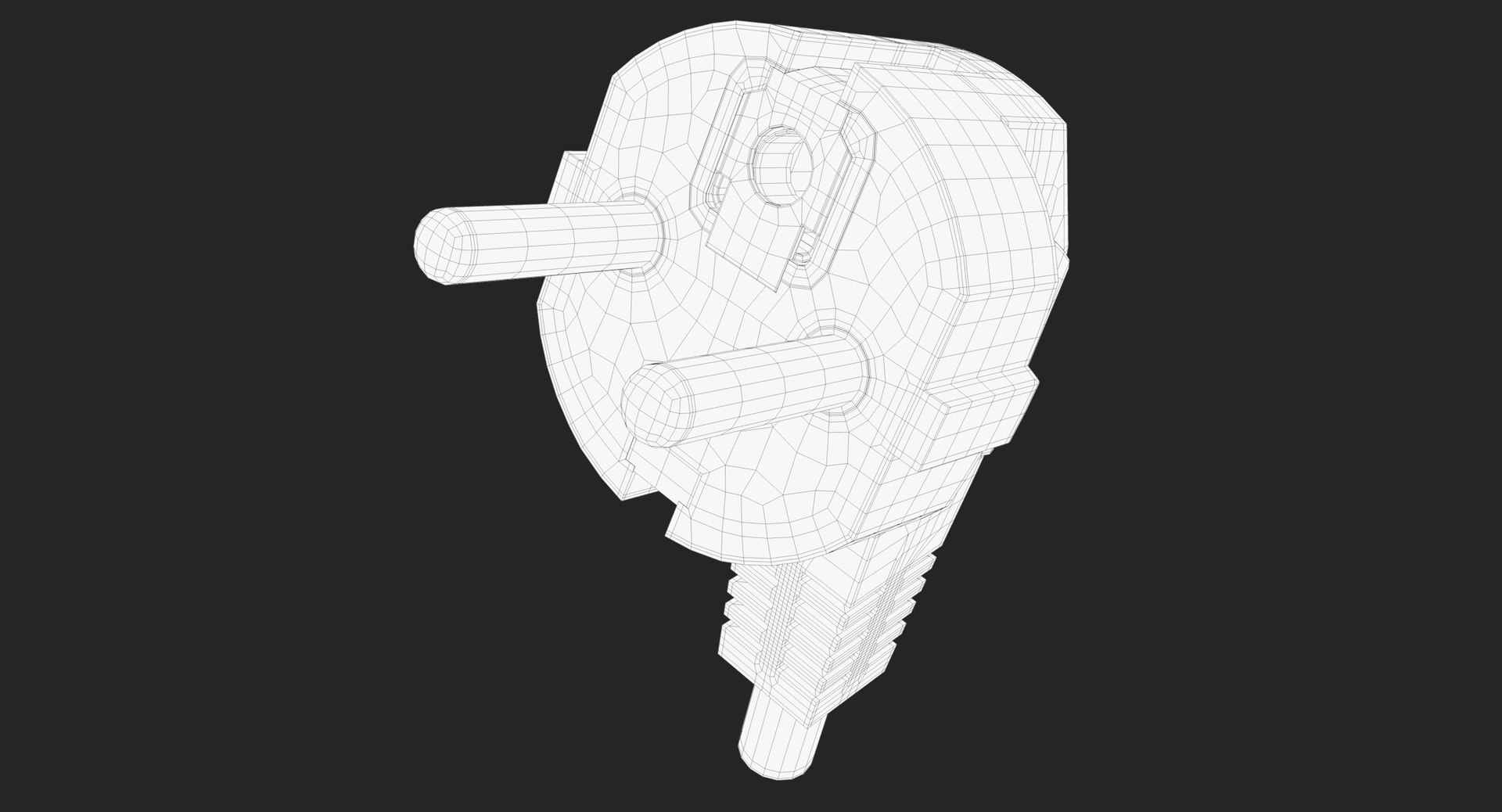 Realistic Power Plug Cee 3D Model - TurboSquid 1304790