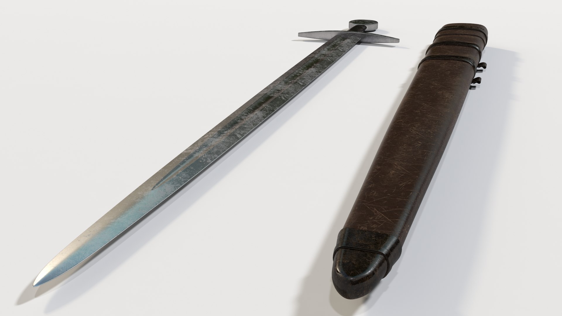 Medieval knightly sword 3D - TurboSquid 1708400