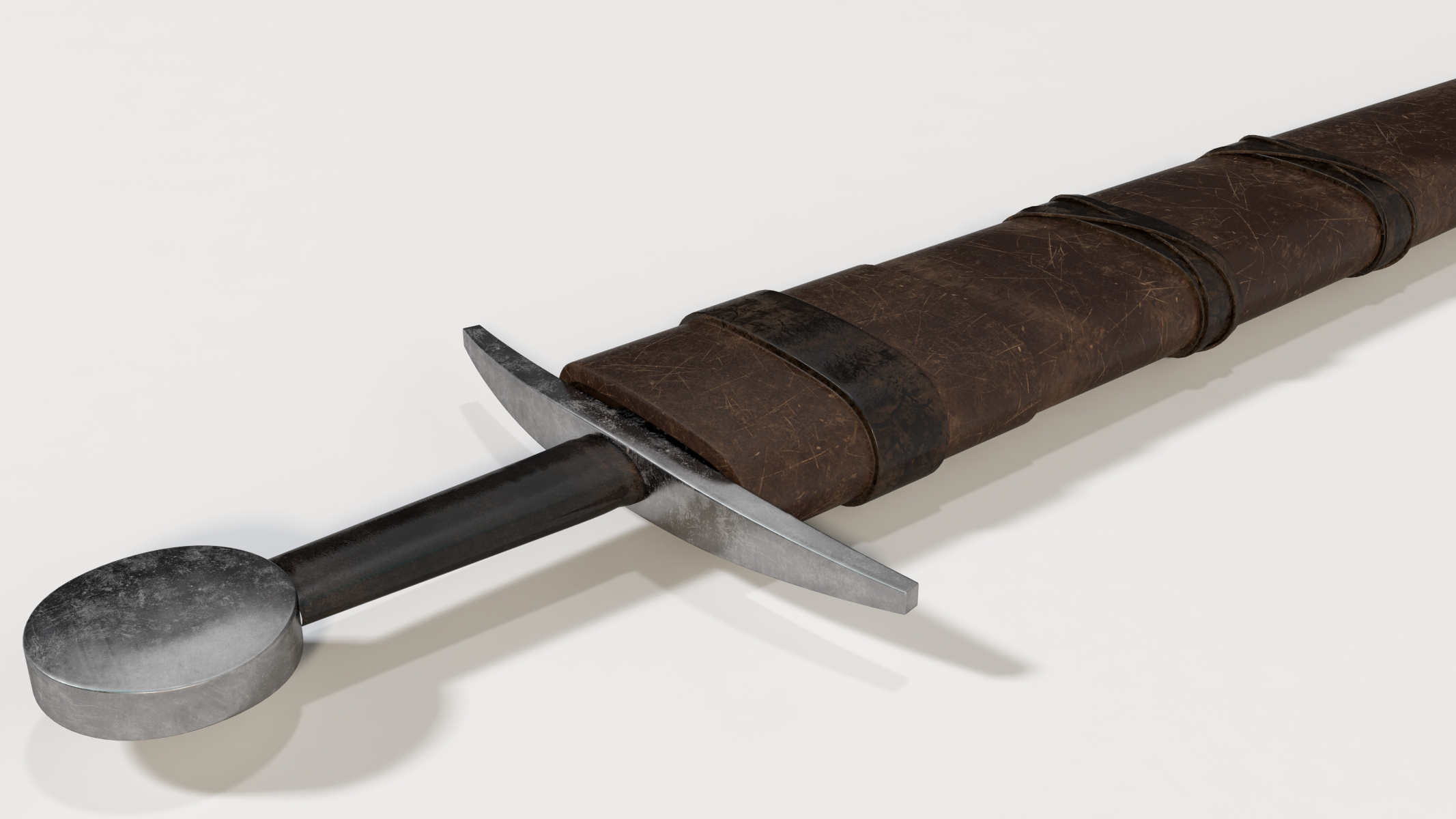 Medieval knightly sword 3D - TurboSquid 1708400