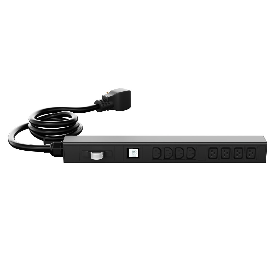 3D Power Strip US Plug 8 US Sockets Power Plug- 3D Model - Ready To ...