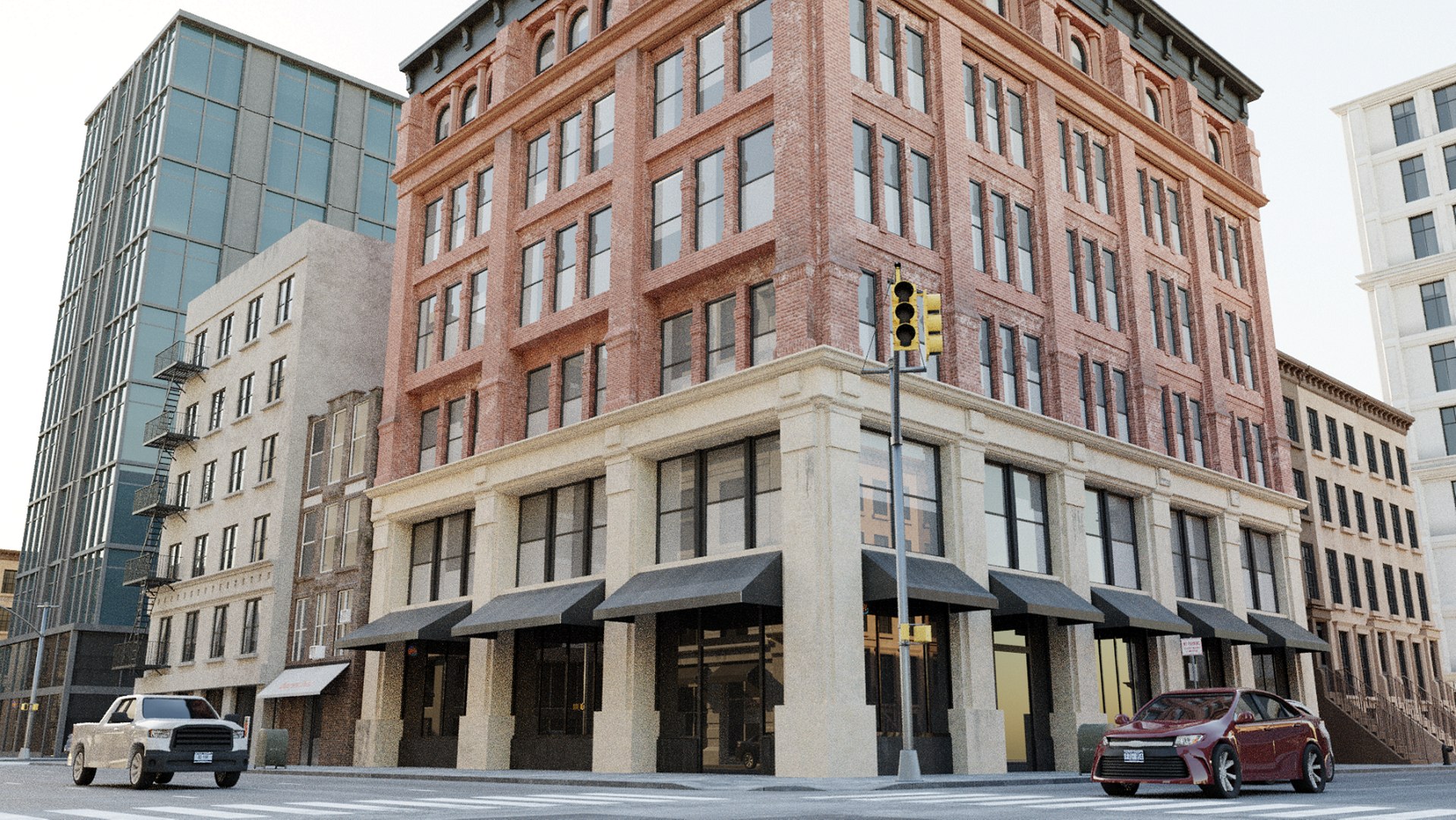 New York Block 2 3D Model - TurboSquid 1843443