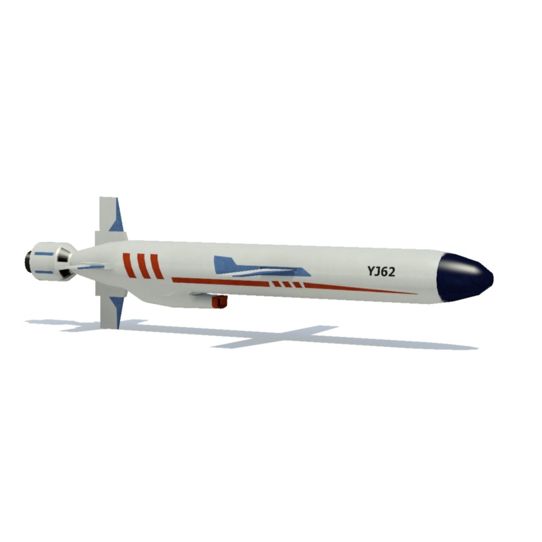 3D chinese anti ship cruise missile yj62 - TurboSquid 1888508
