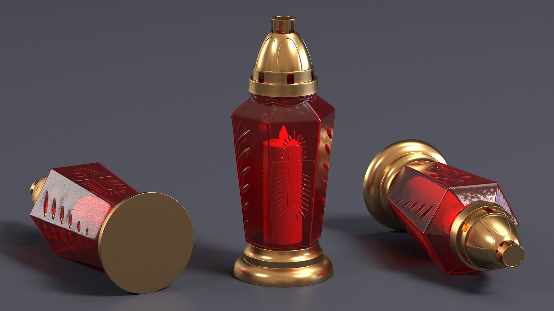Taultic Lights Cemetery Memorial Candle 3D Model - TurboSquid 1954330