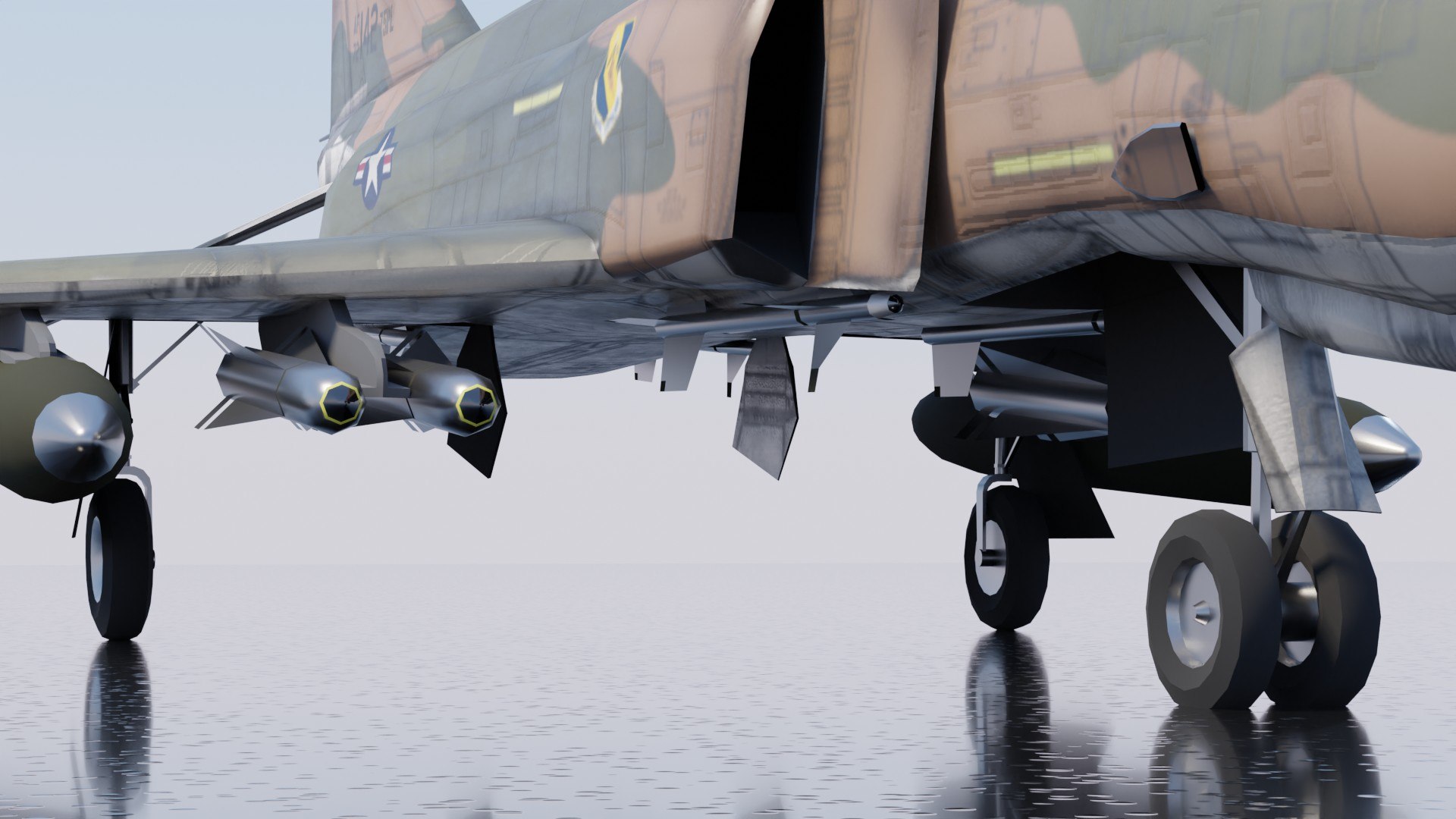 3D Model Mcdonnell Douglas F-4E Phantom II Jet Fighter - TurboSquid 1871023