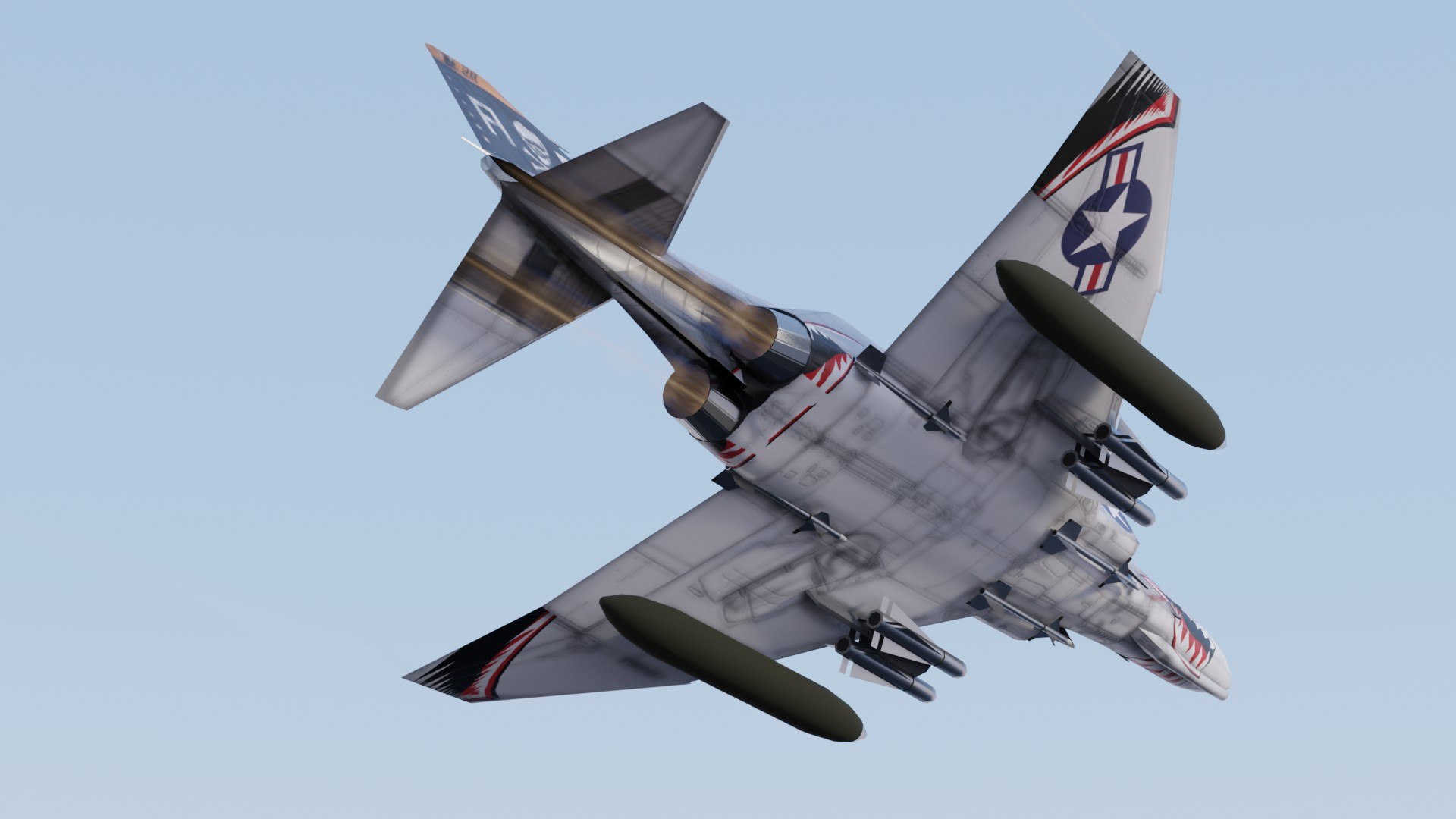 3D Model Mcdonnell Douglas F-4E Phantom II Jet Fighter - TurboSquid 1871023