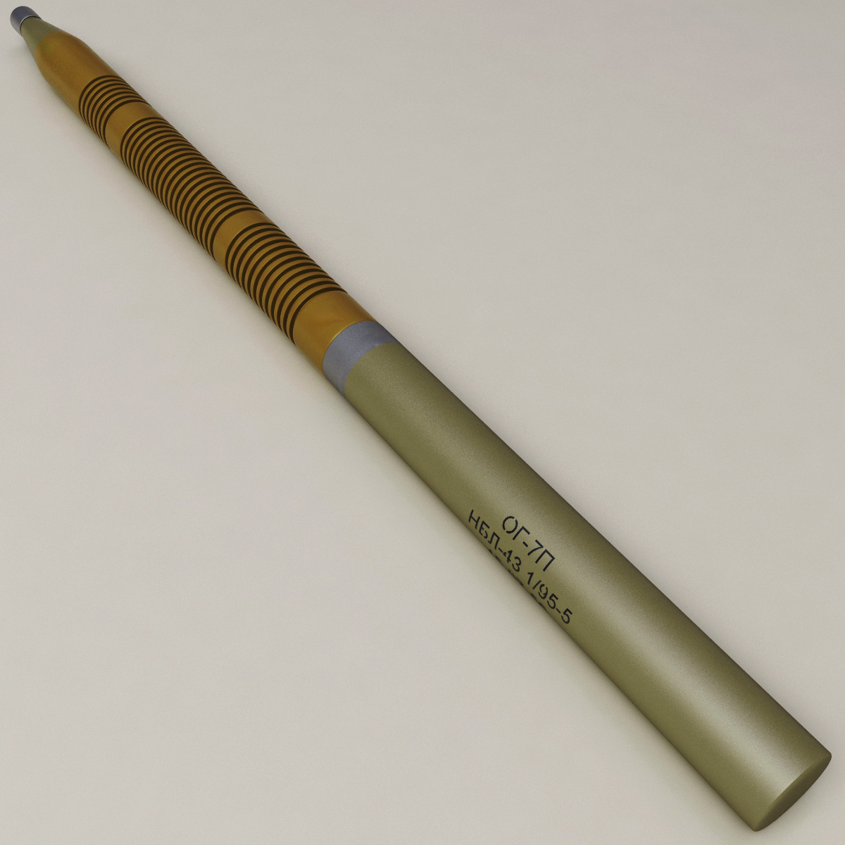 rpg grenade og-7v 3d model