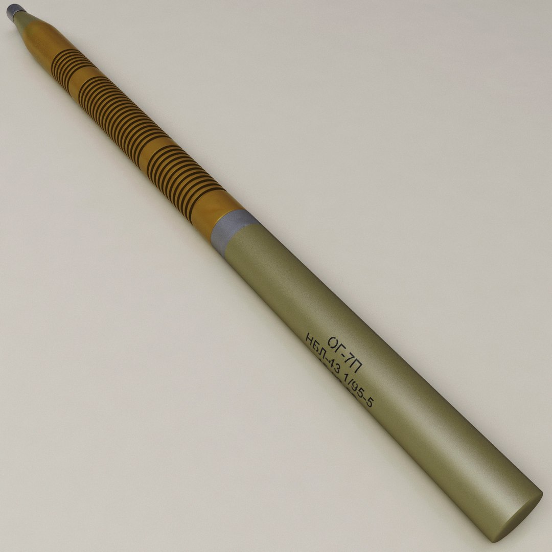 Rpg Grenade Og-7v 3d Model