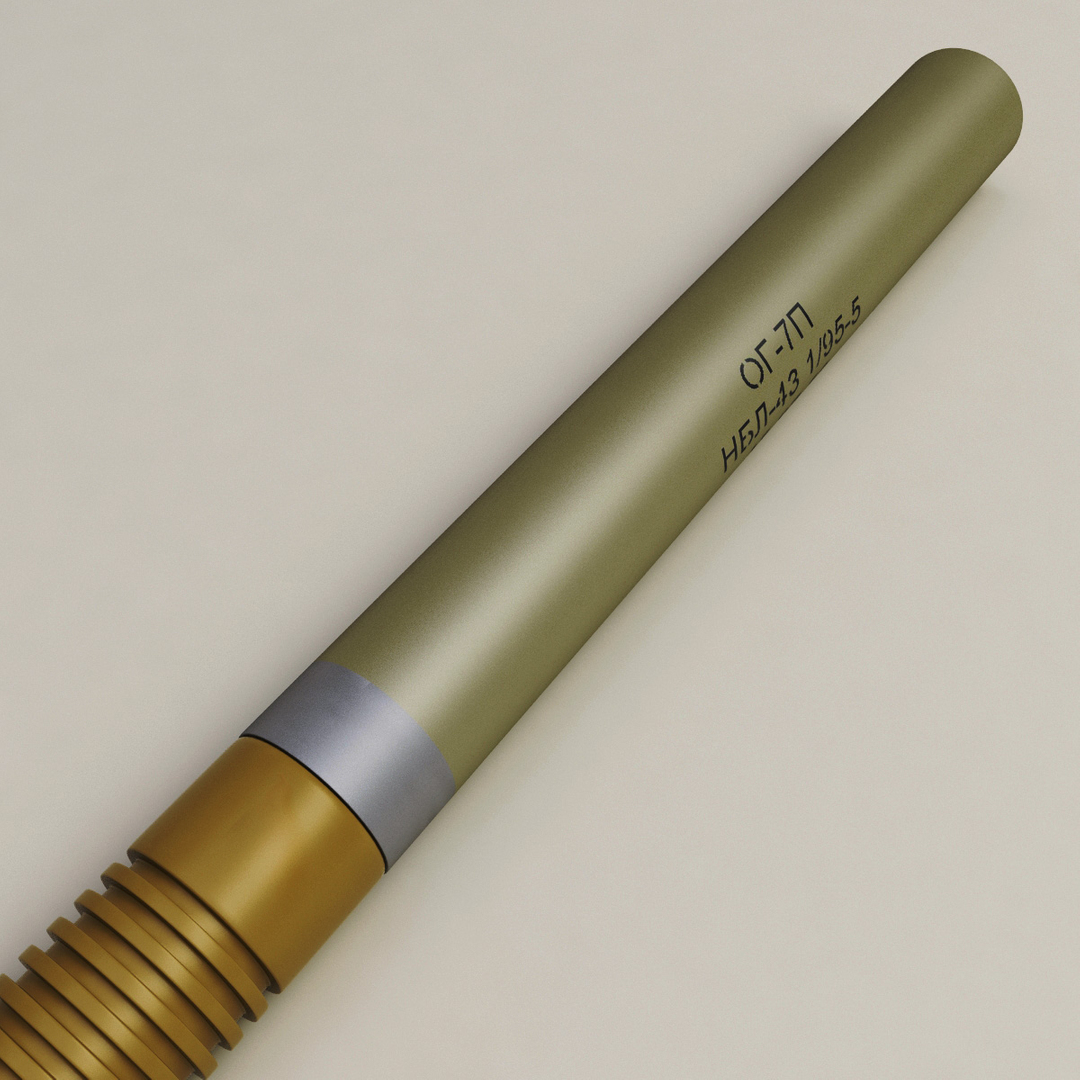 rpg grenade og-7v 3d model
