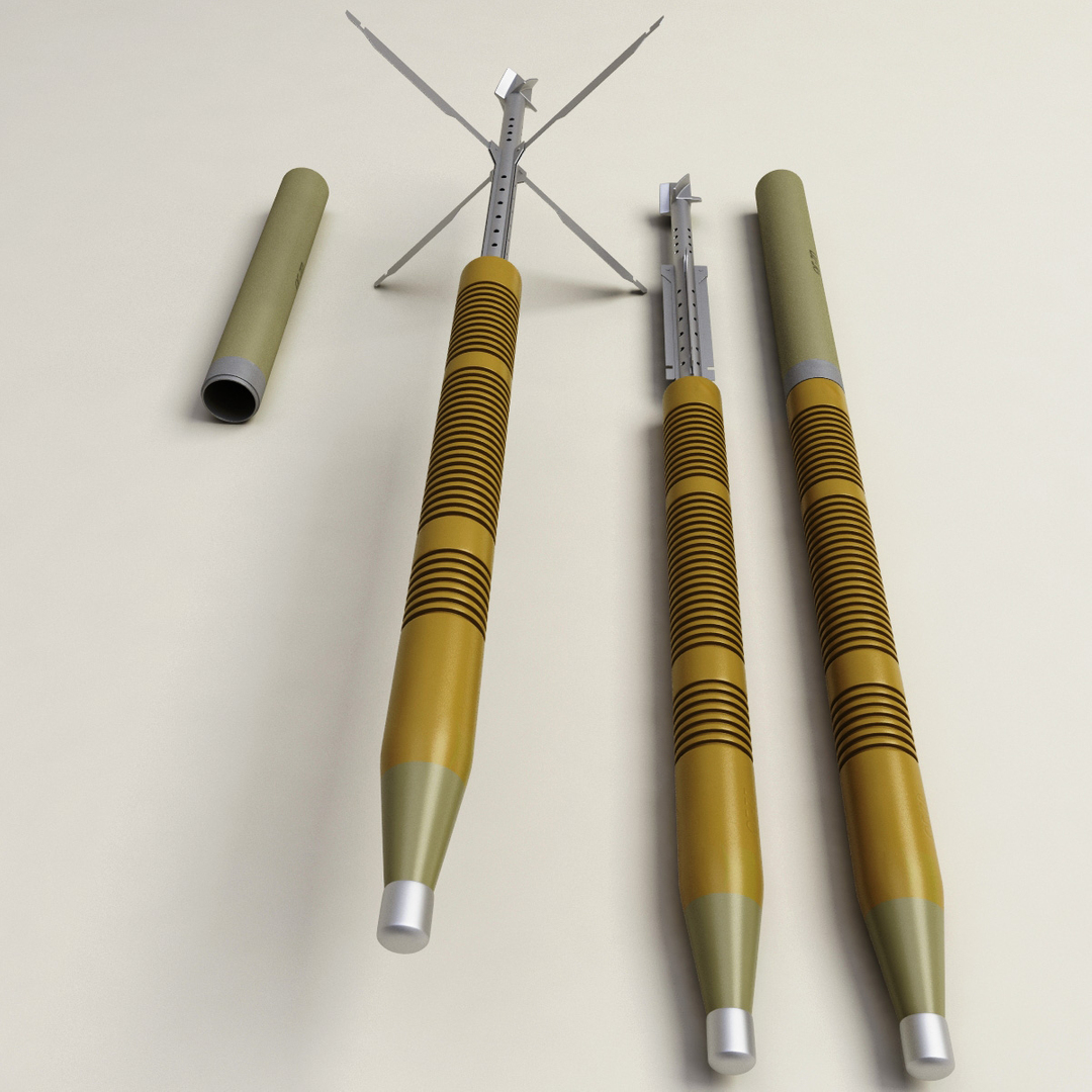 rpg grenade og-7v 3d model