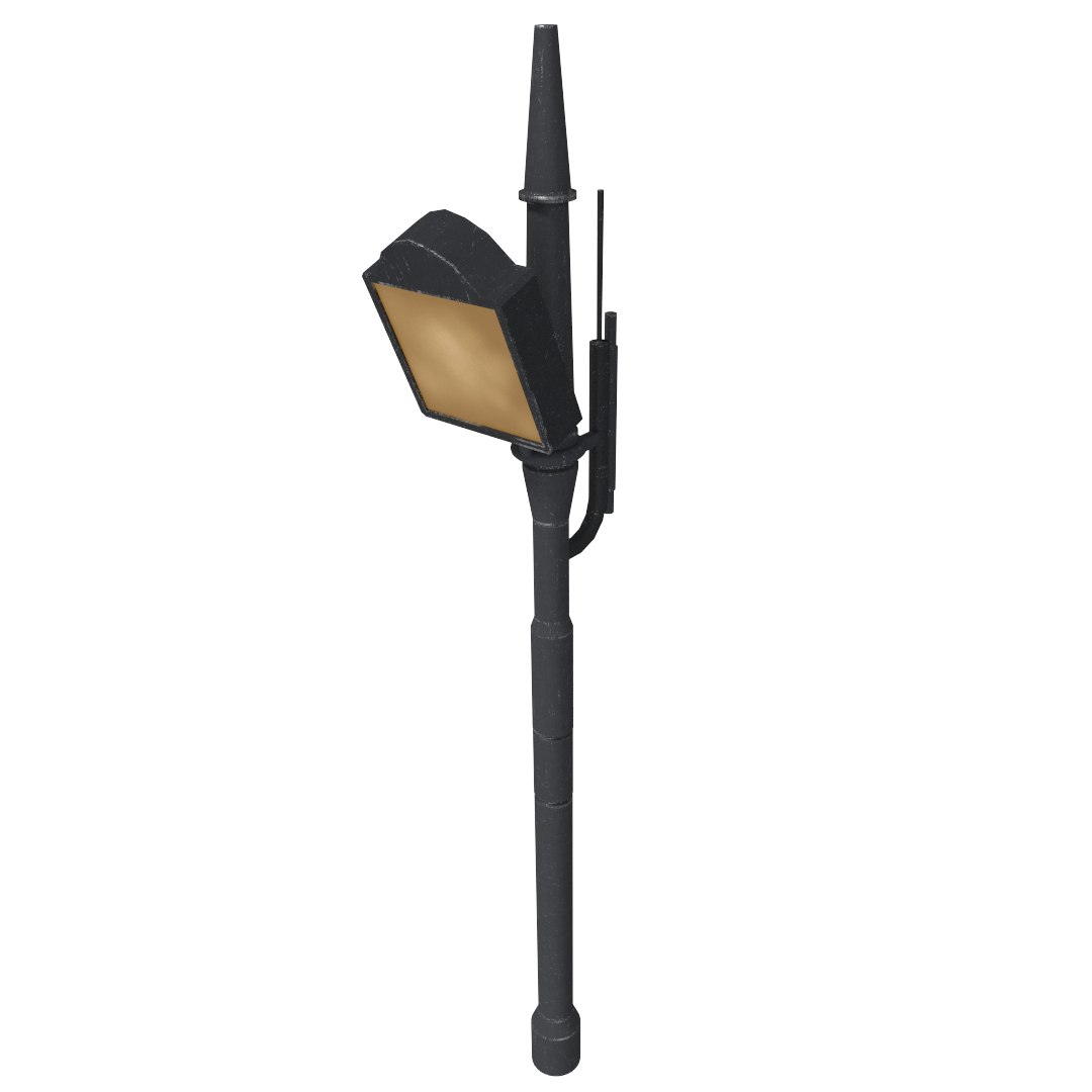 3d Sci-fi Antenna Monitor Light Props